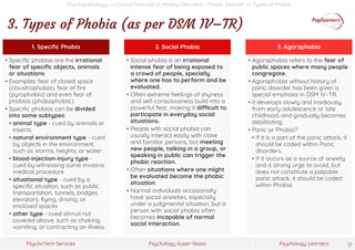Mental Disorders >> Phobic Disorder | PDF