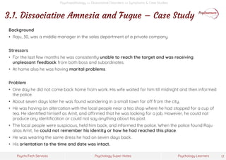 Anxiety Disorders >> Dissociative Disorders | PPT