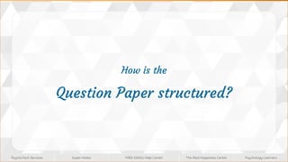IGNOU Exam Paper Pattern >> MAPC >> MPCE012 - Psychodiagnostics | PPT