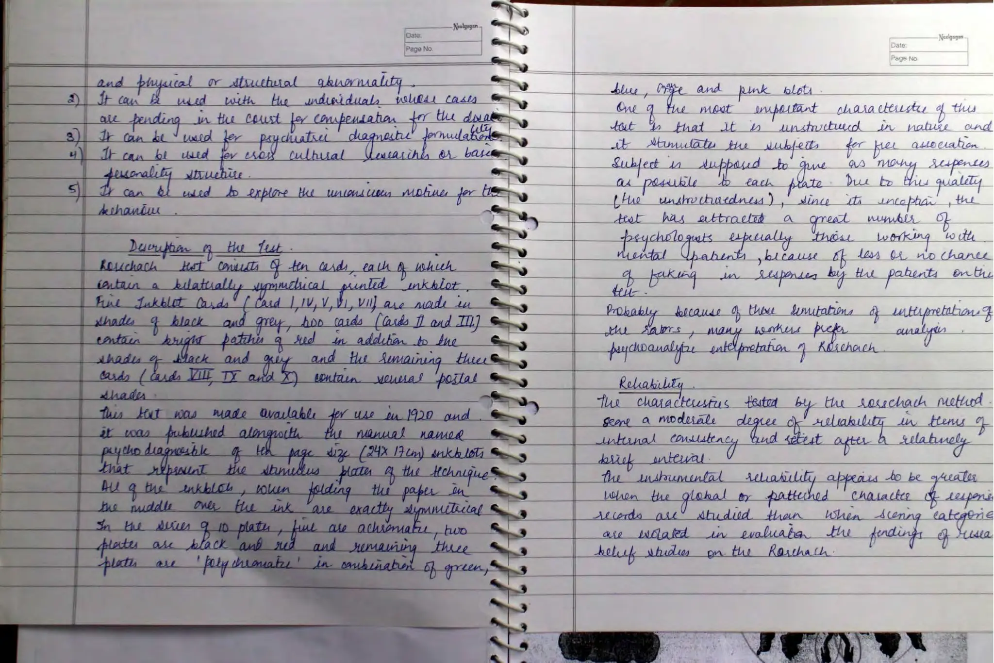 IGNOU Sample Practical File for MPCE014 Clinical Psychology GW | PDF