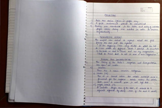 IGNOU Sample Practical File for MPCE014 Clinical Psychology GW | PDF