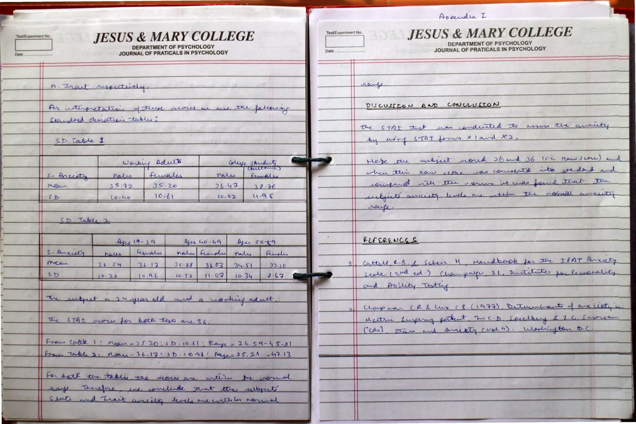 IGNOU Sample Practical File for MPCE014 Clinical Psychology MS | PDF