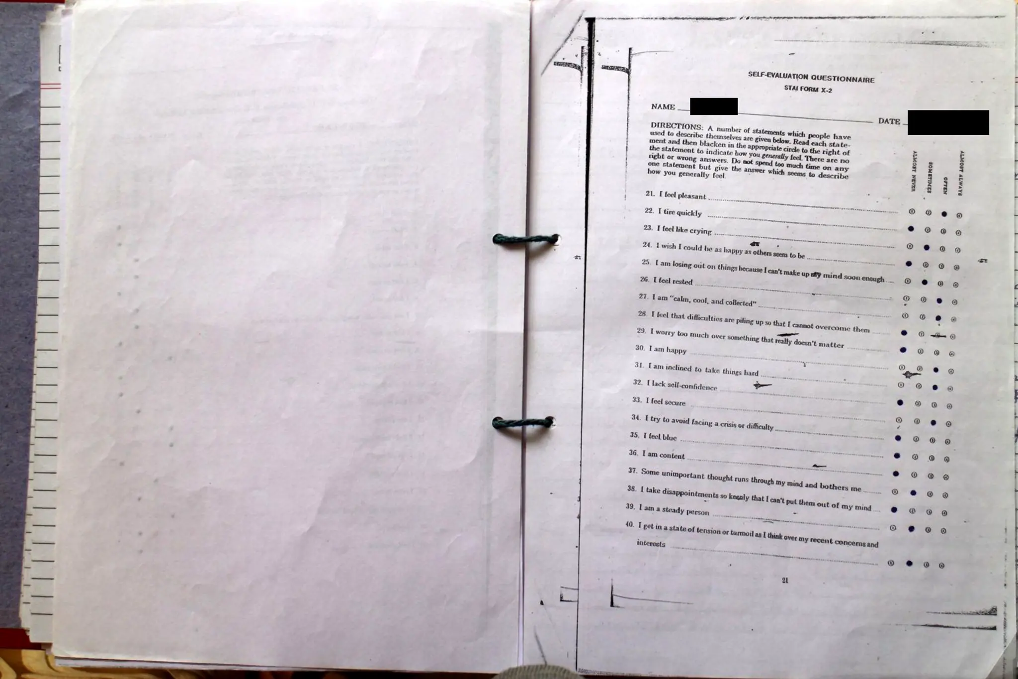 IGNOU Sample Practical File for MPCE014 Clinical Psychology MS | PDF