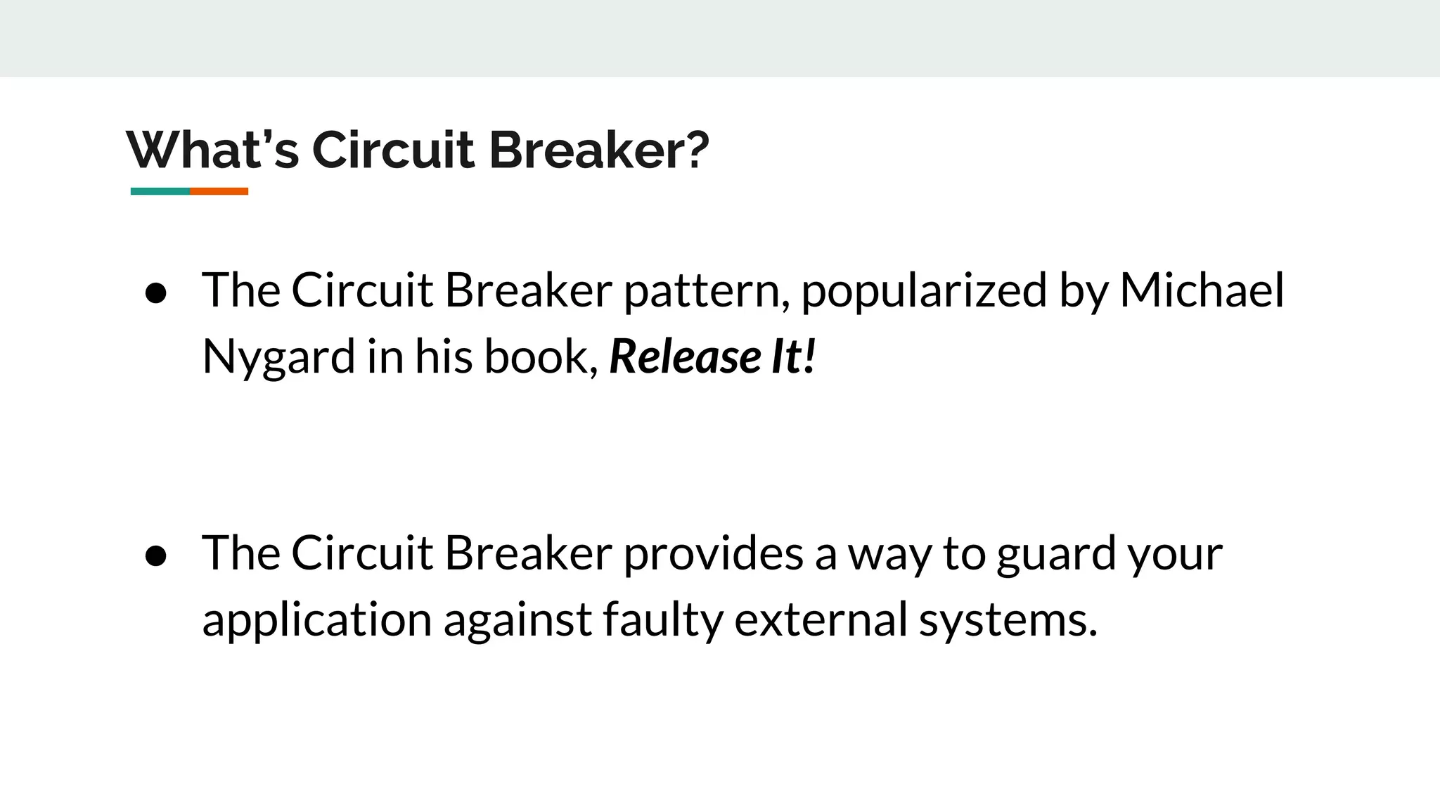 Circuit Breaker Pattern | PPTX