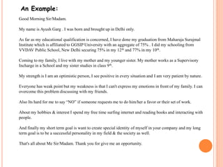 Self introduction and peer group | PPTX