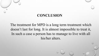 Mental Personality Disorder By Aqsa Ayub | PPTX