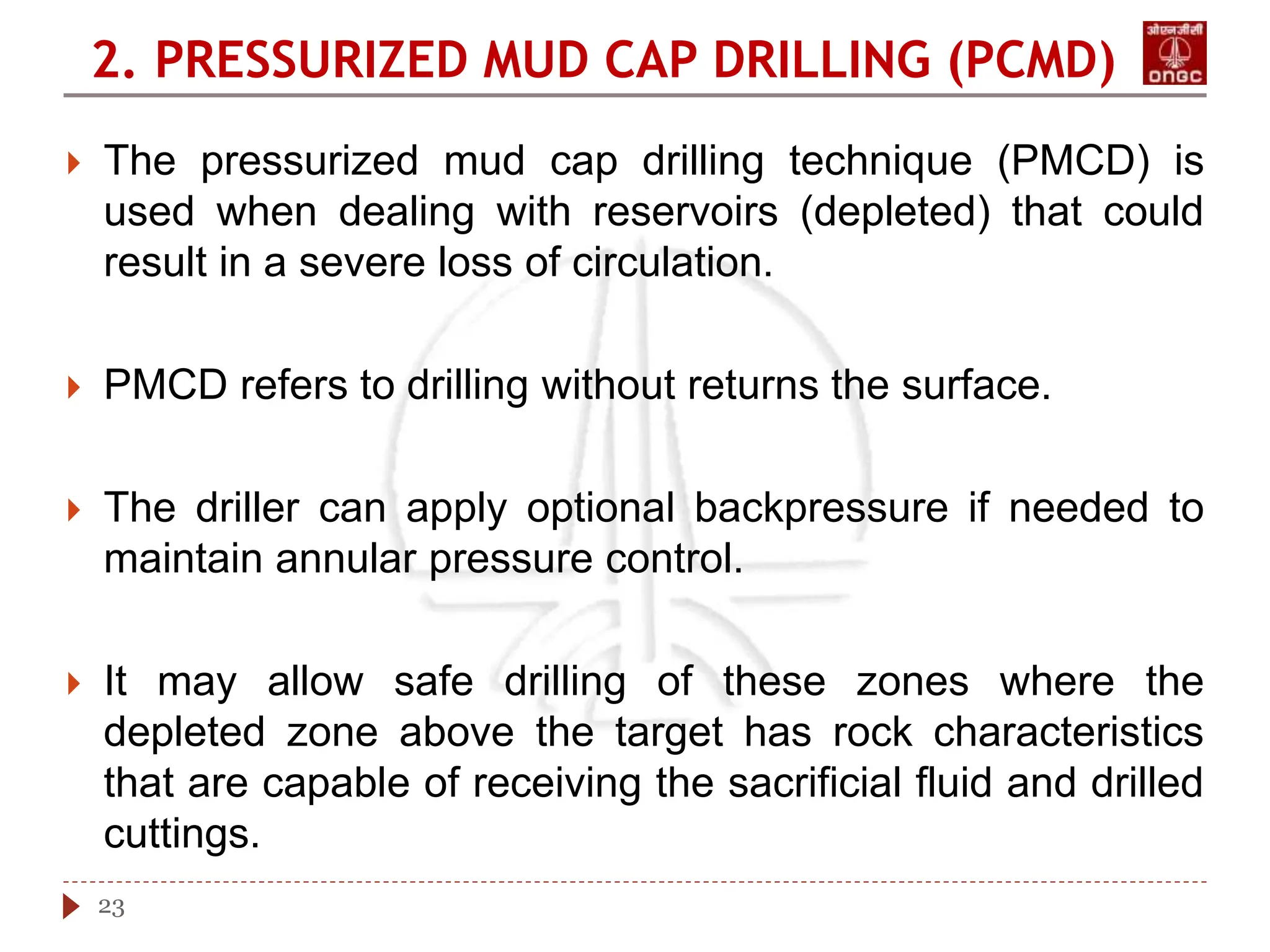 MANAGED PRESSURE DRILLING PRESENTATION | PPTX