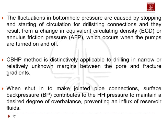 MANAGED PRESSURE DRILLING PRESENTATION | PPTX