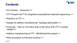 VTT For Industry | PDF
