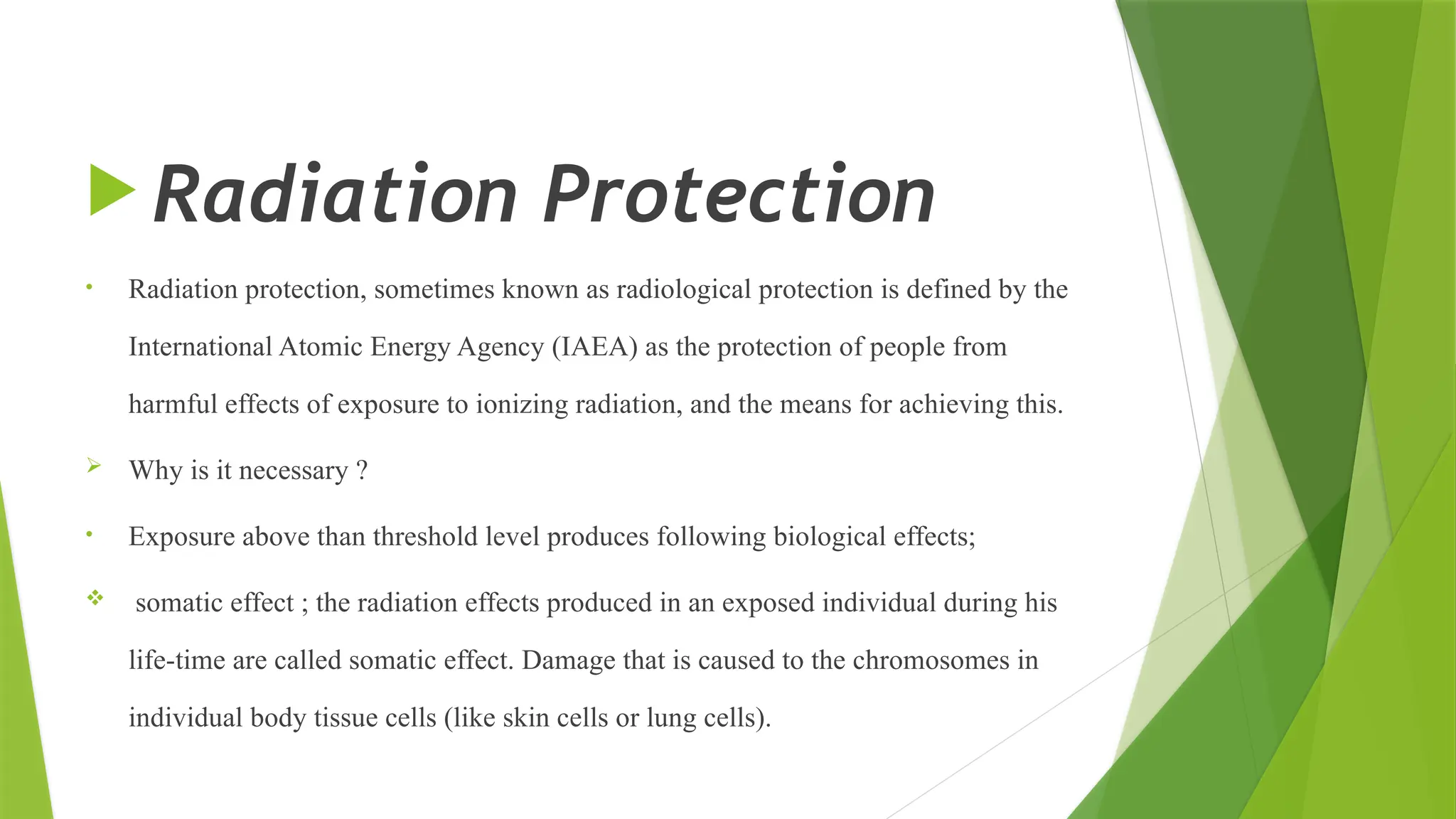 Basic Principle of Radiation Protection_ by SAQUIB KHURSHIDpptx | PPT