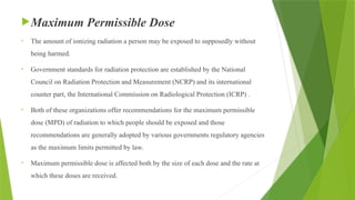 Basic Principle of Radiation Protection_ by SAQUIB KHURSHIDpptx | PPT