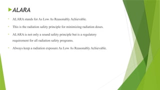 Basic Principle of Radiation Protection_ by SAQUIB KHURSHIDpptx | PPT