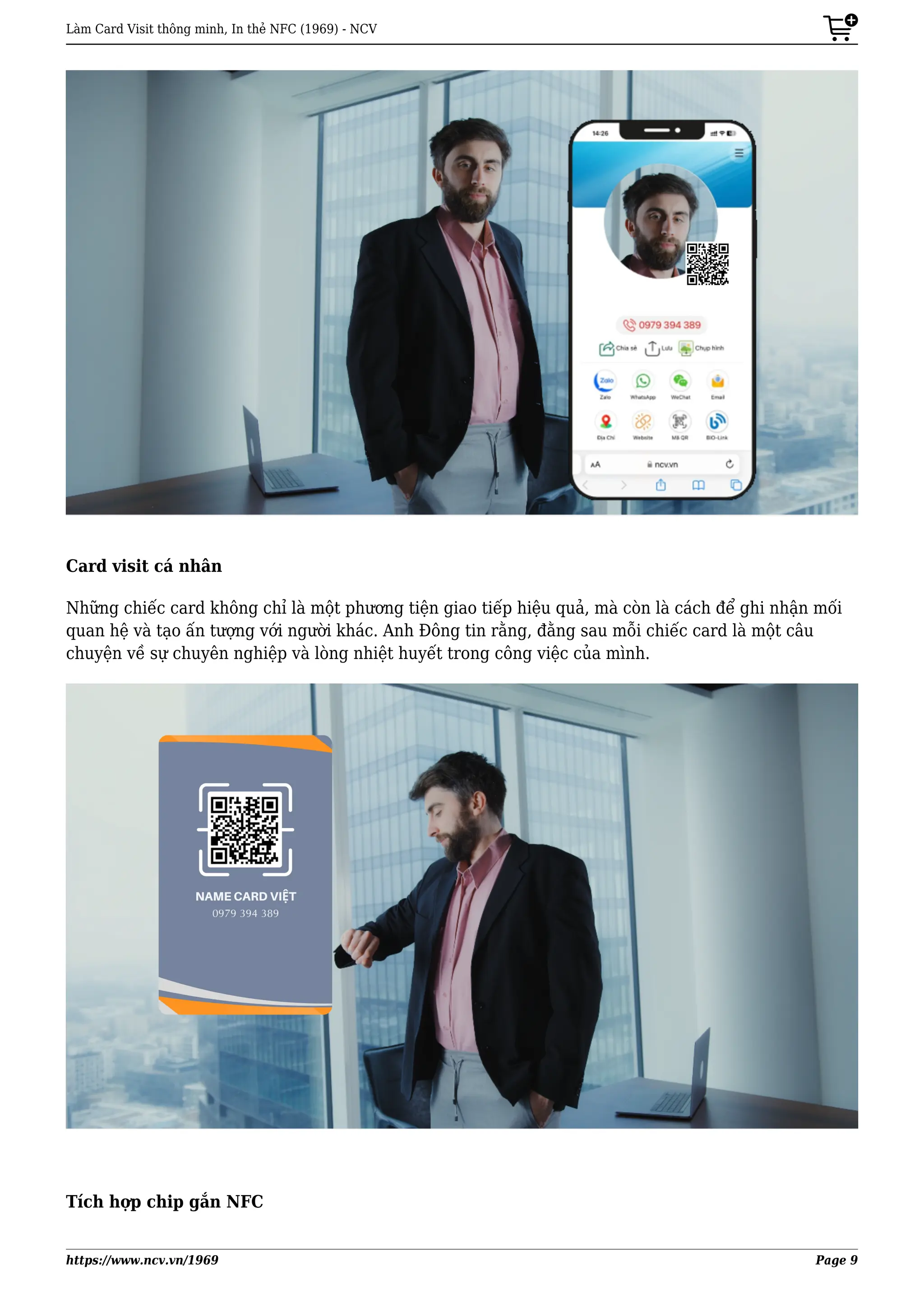 Làm Card Visit thông minh, In thẻ NFC (1969) | PDF