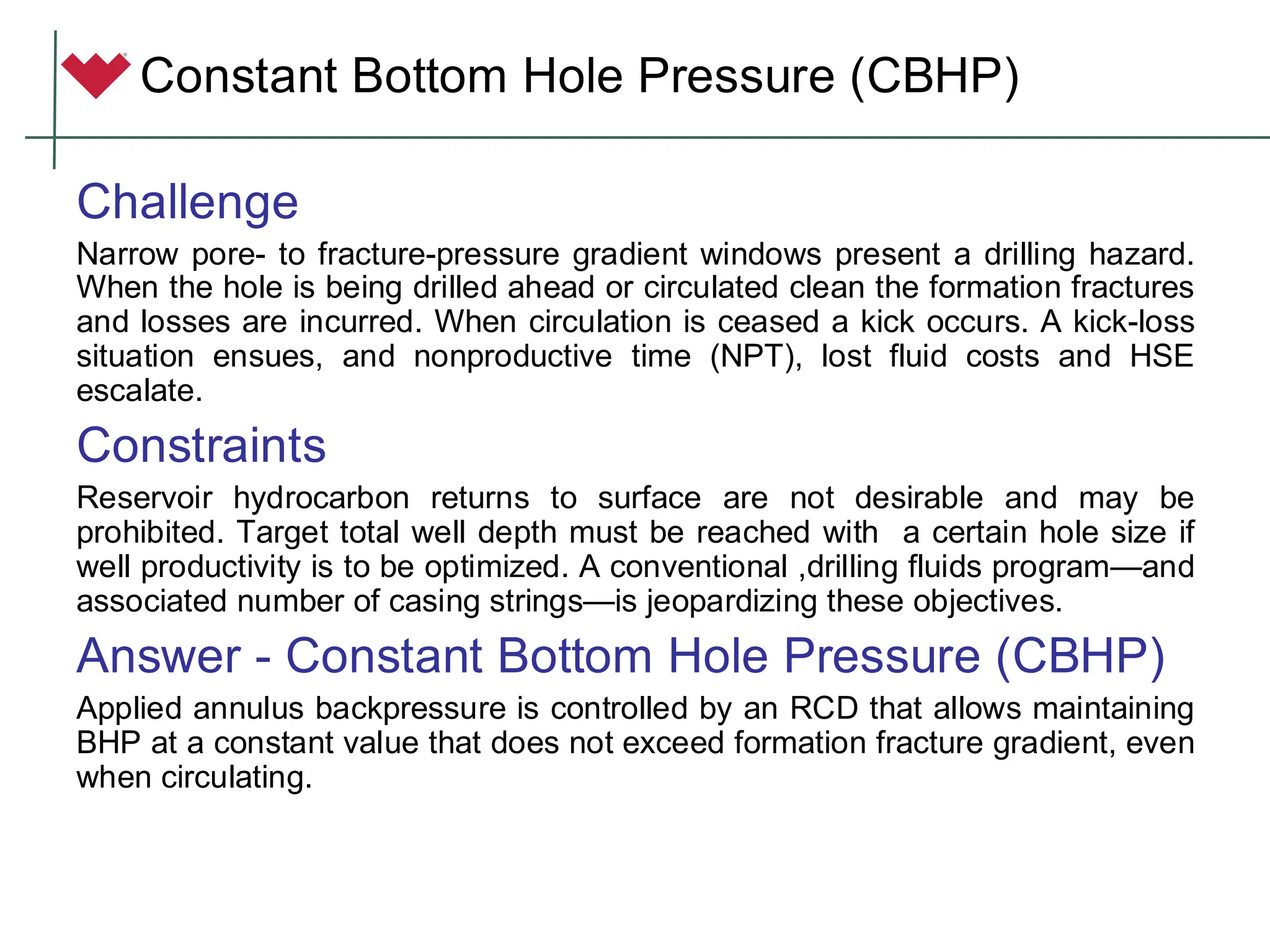 MPD FOUNDATIONAL KNWOLEDGE. Manager Pressure Drilling | PDF