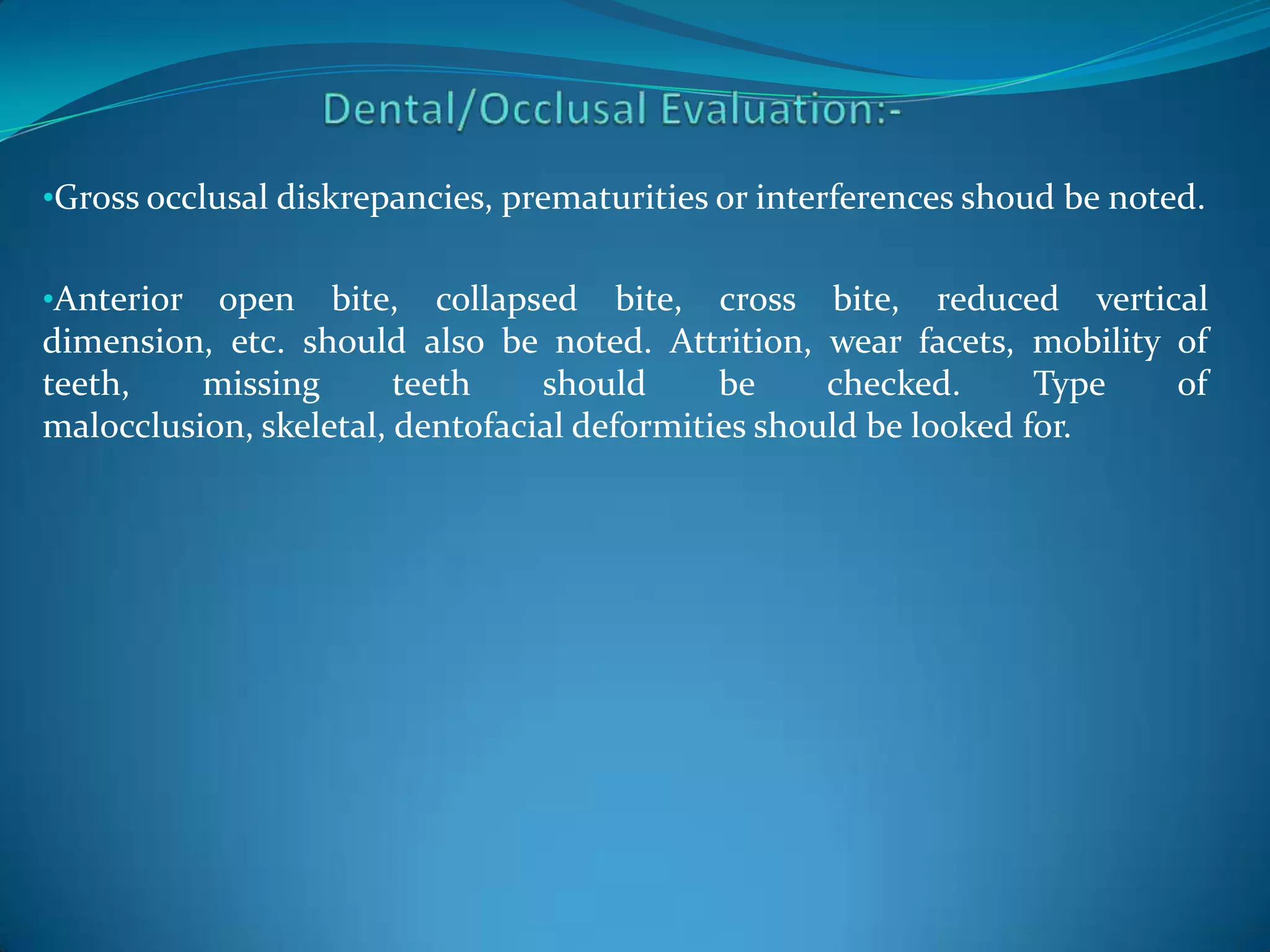 Myofacial pain dysfunction syndrome | PPTX