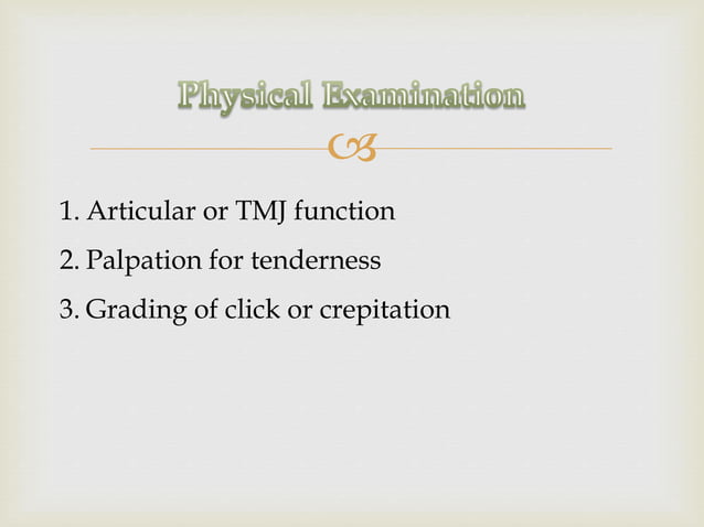 Mpds (Myofacial pain dysfunction syndrome) | PPTX | Physical Therapy ...