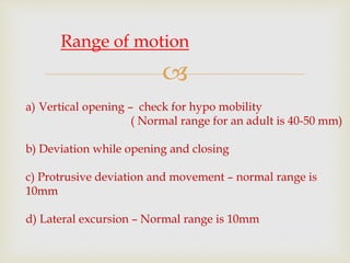 Mpds (Myofacial pain dysfunction syndrome) | PPTX