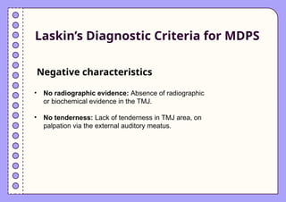 Myofascial Pain and Dysfunctional Syndrome | PPTX