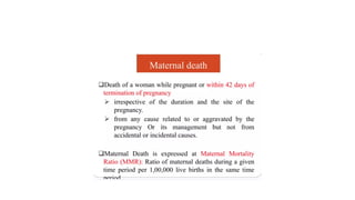 MPDSR.pptx Maternal and Perinatal Death Surveillance and Response | PPTX
