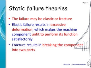 MEP 209: Design of Machine elements LEC 4 | PPT