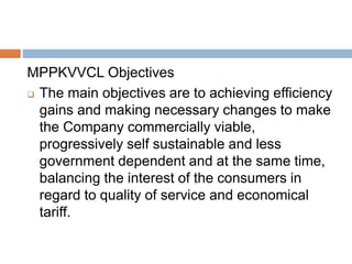 MPEB, MPPKVVCL Indore 15 days Training Seminar | PPTX