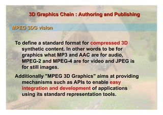Basics of Mpeg 4 3D Graphics Compression | PDF
