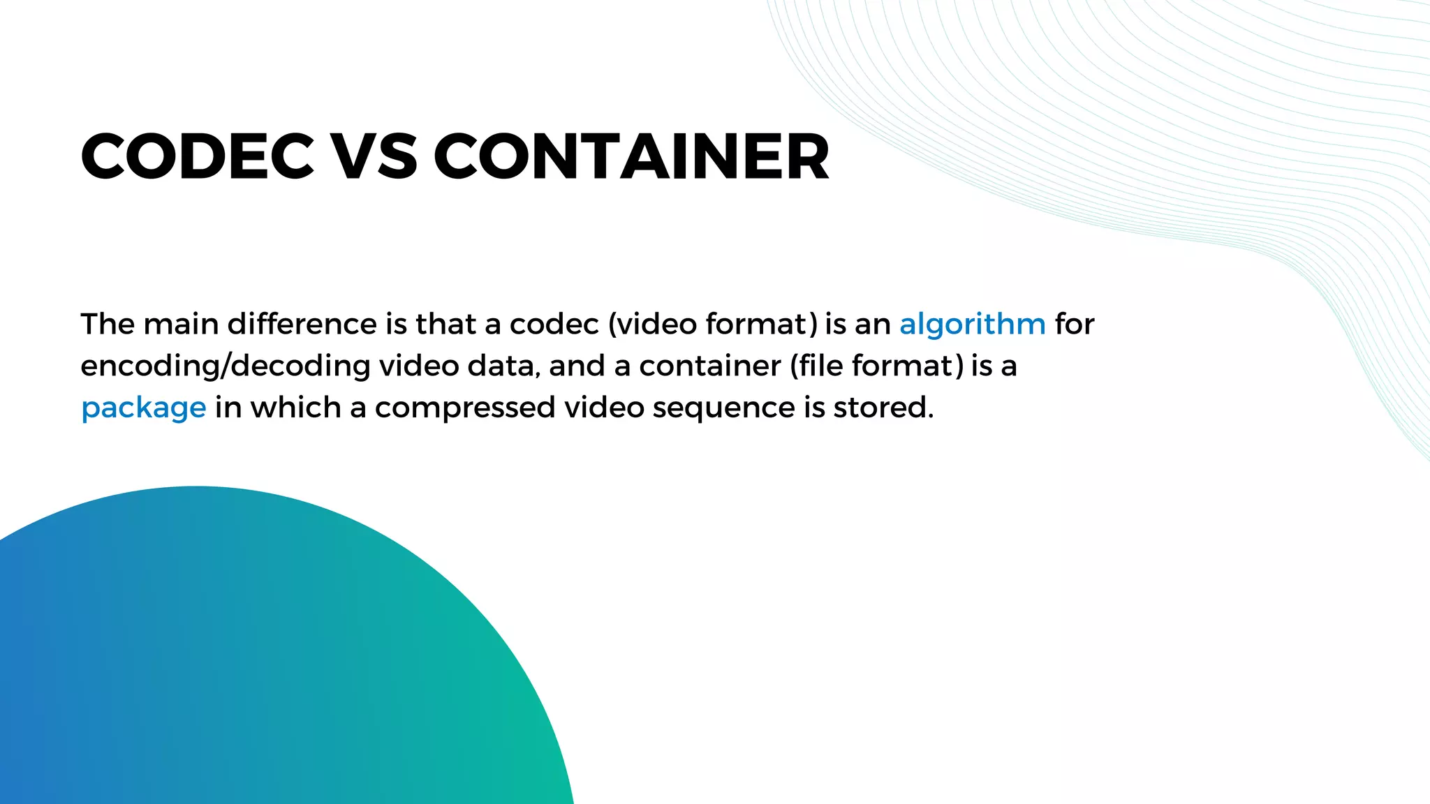 MPEG-4 VS AVC/H.264 VS MP4. What is the difference? | PDF