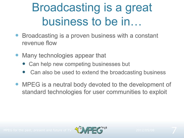 MPEG for the past, present and future of television.ppt