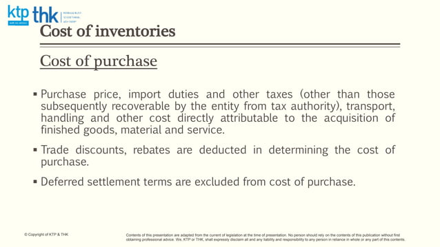 MPERS 13 Inventories | PPTX
