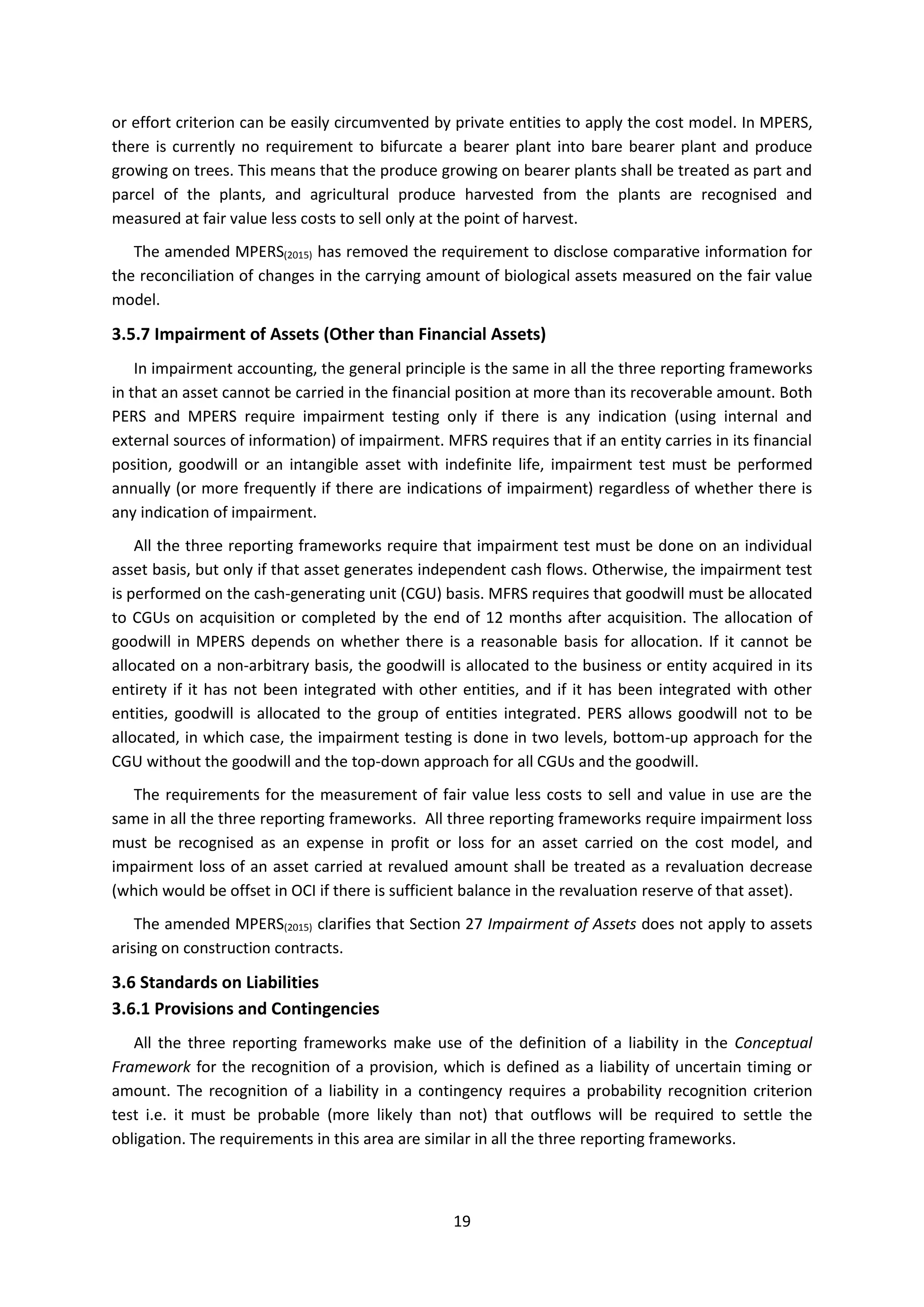 Mpers article a comparative analysis of pers mpers and mfrs frameworks | PDF