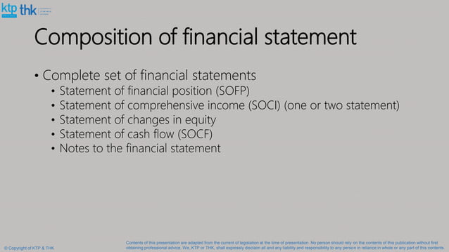 MPERS: Preparation of MPERS financial statement | PPTX
