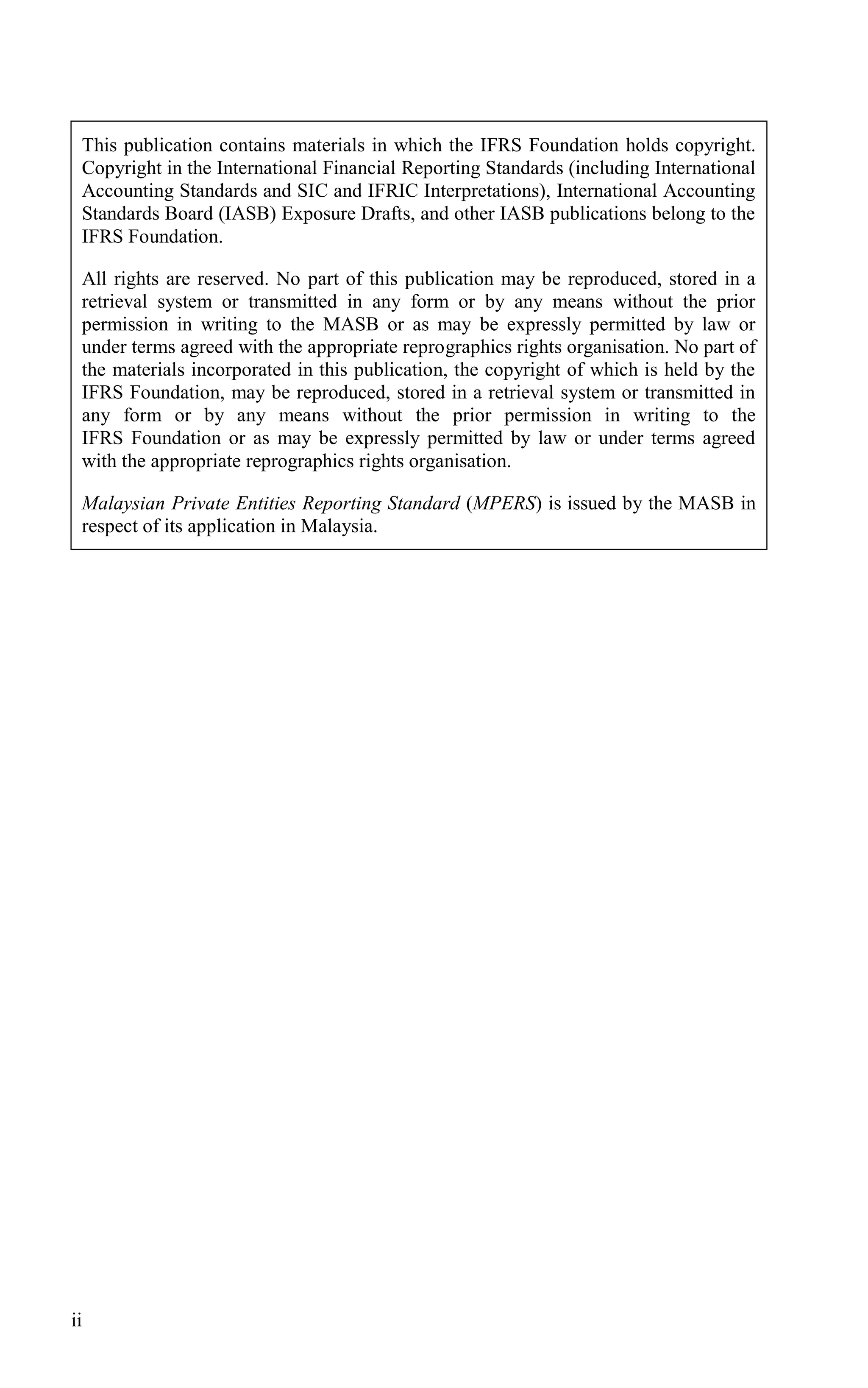 Malaysian Private Entities Reporting Standard (MPERS) | PDF | Business Accounting & Finance ...