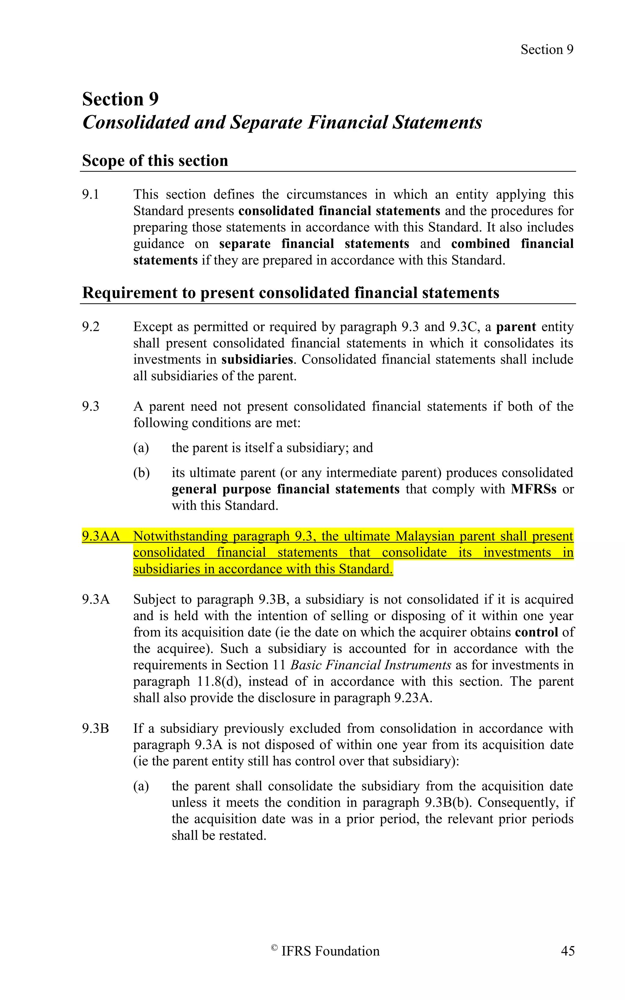 Malaysian Private Entities Reporting Standard (MPERS) | PDF