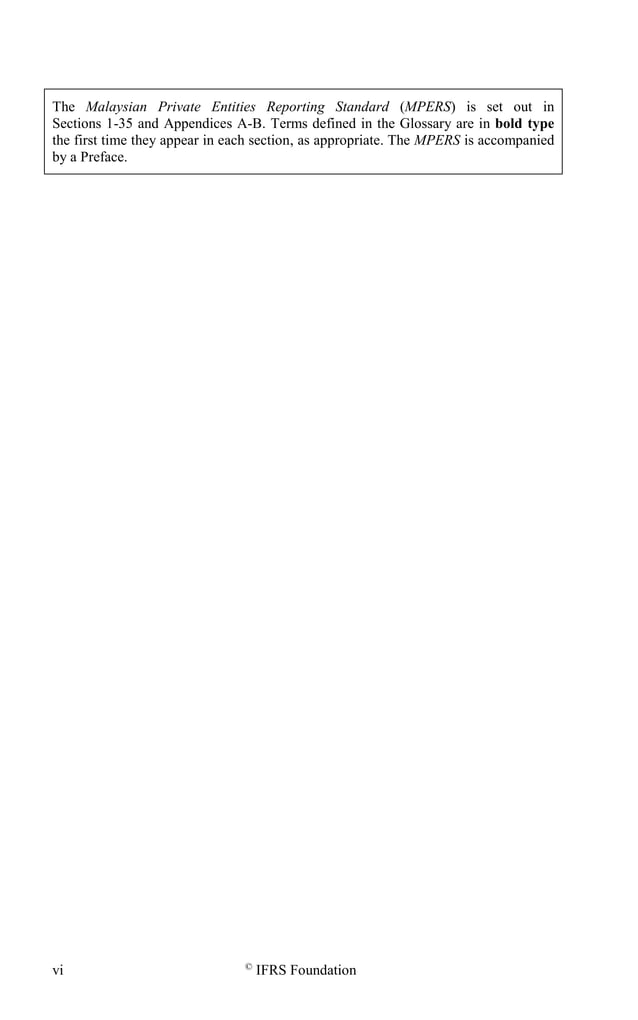 Malaysian Private Entities Reporting Standard (MPERS) | PDF | Business ...