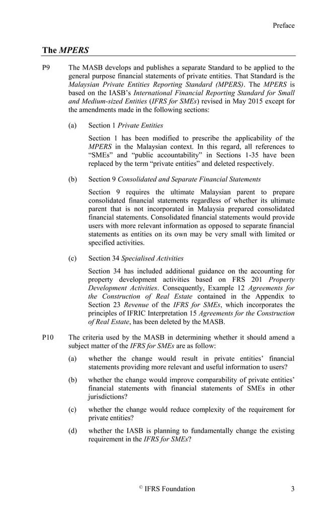 Malaysian Private Entities Reporting Standard (MPERS) | PDF | Business Accounting & Finance ...