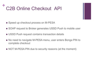 Mpesa apis moringa | PPTX