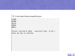 Maze Path Finding | PPTX