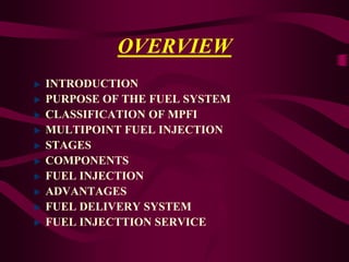 Mpfi (Multipoint Fuel Injection) | PDF