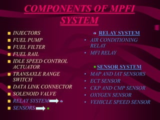 Mpfi (Multipoint Fuel Injection) | PDF