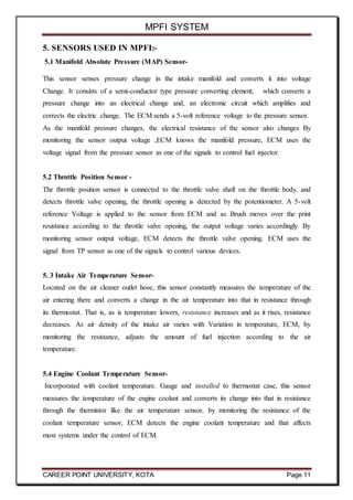 Mpfi system | DOCX