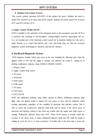 Mpfi system | DOCX
