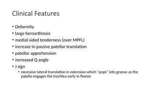 Medial patellofemoral ligament injuries and management | PPT