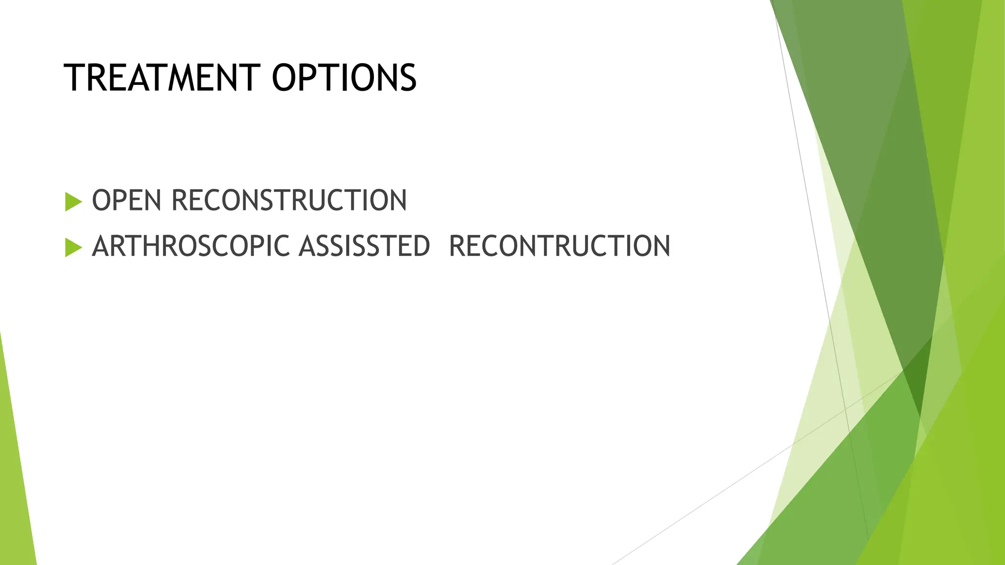 medial Patello femoral ligament (MPFL) Reconstruction | PPTX