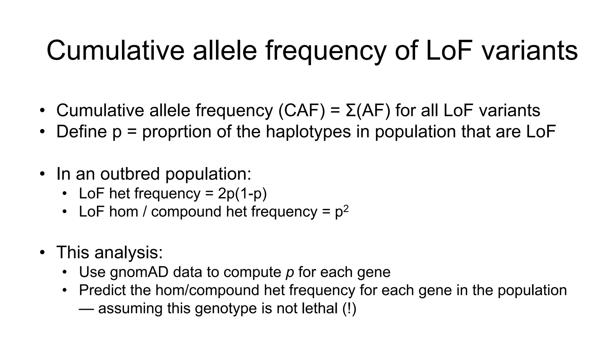 gnomAD, LoFs, and drug targets | PPTX