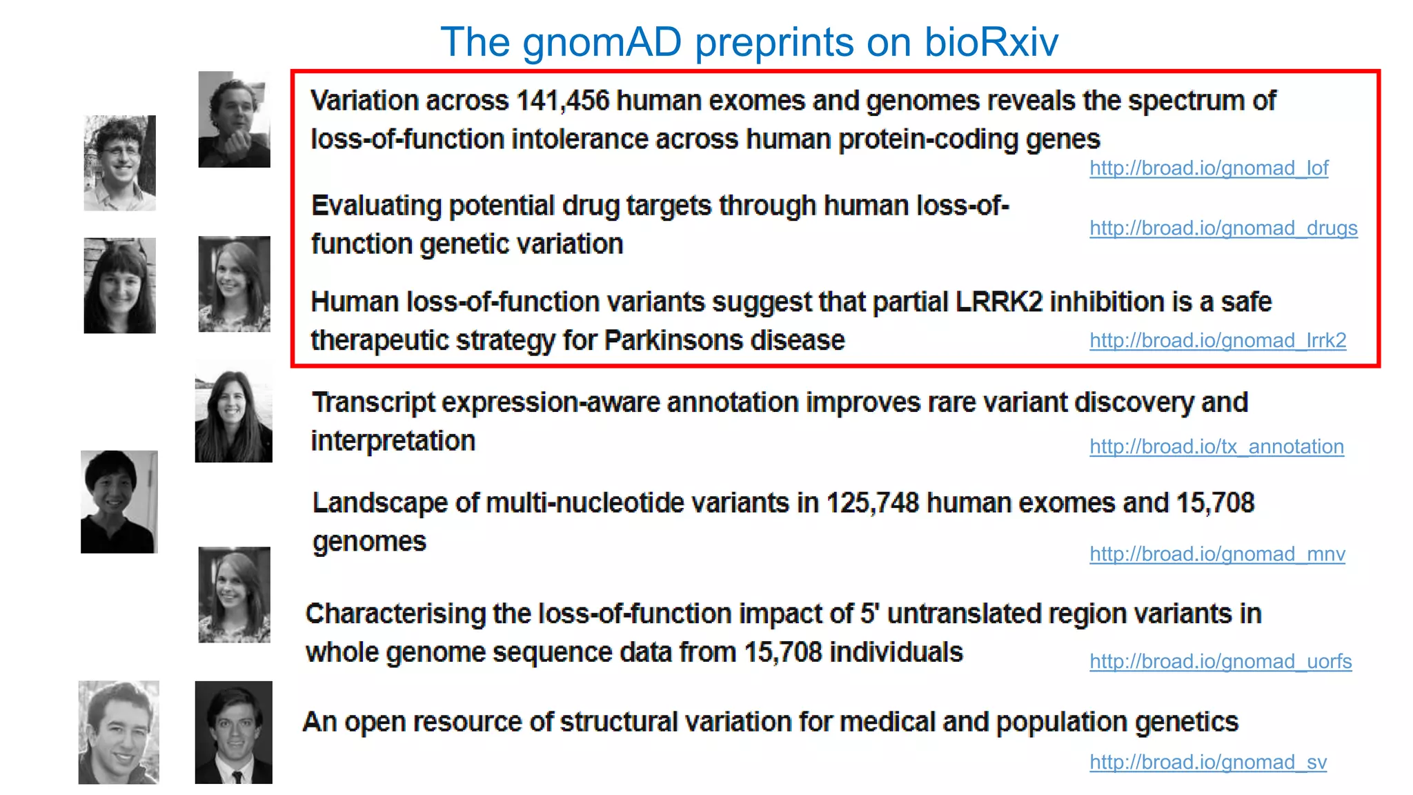 gnomAD, LoFs, and drug targets | PPTX