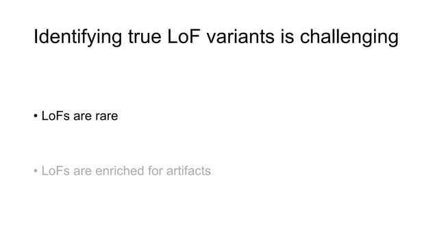 gnomAD, LoFs, and drug targets | PPT