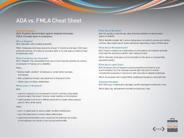 Employment Law Tool Box