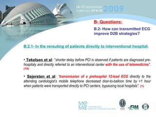 Impact of transmitted ECG, pre-arrival activation of cath lab | PPT