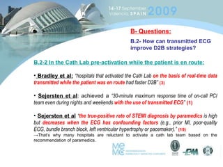 Impact of transmitted ECG, pre-arrival activation of cath lab | PPT