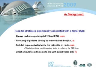 Impact of transmitted ECG, pre-arrival activation of cath lab | PPT